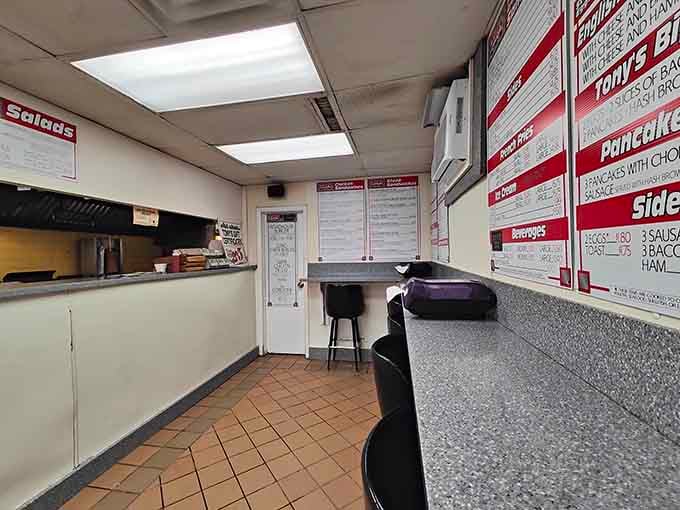 No-frills nirvana! Tony's interior is the sandwich equivalent of a mullet&mdash;all business up front, with flavor parties happening in the back.