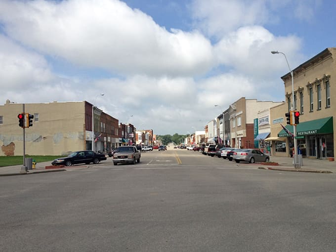 Concordia's downtown under cloud-dappled skies offers that increasingly rare commodity in modern America&mdash;a genuine sense of place where community still matters.