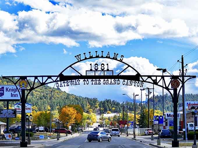 That iconic Williams arch announces your arrival to Route 66 paradise&mdash;like entering a time portal where classic Americana still thrives.