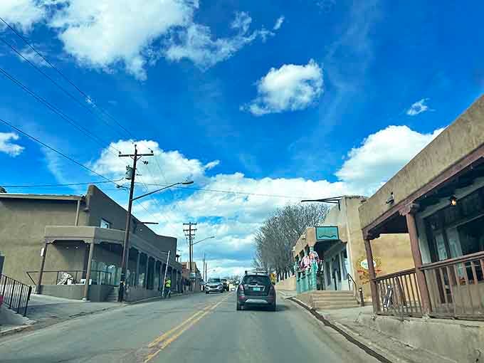 Driving through Taos feels like time travel with better cell reception &ndash; adobe buildings line streets where centuries of footsteps have worn smooth paths.