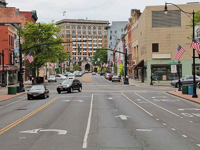 Wide streets and historic buildings create a downtown that feels like Main Street USA without the theme park prices.