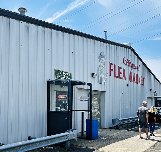 The no-nonsense metal exterior hides a world of surprises inside, like a treasure chest disguised as a toolbox.