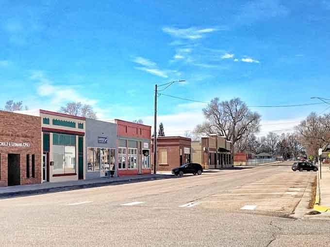 Clean sidewalks and classic storefronts create the kind of Main Street America you thought only existed in memories.