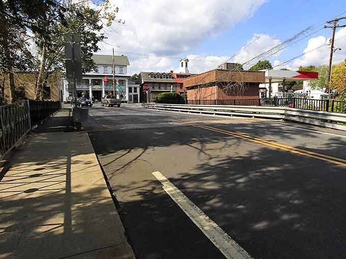 Frenchtown's bridge crossing leads to a downtown that looks like Norman Rockwell sketched it during his lunch break.