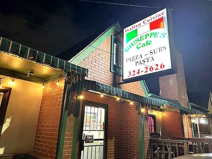 Giuseppe's brick exterior hides a world of Italian flavors within. Like finding Rome in a Birmingham side street!