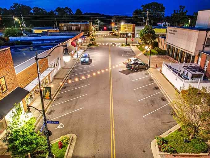 When those string lights flicker on at dusk, downtown transforms into something magical and timeless.