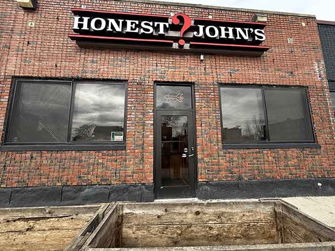 That question mark in the sign says it all&mdash;honesty is the best policy, especially for comfort food.