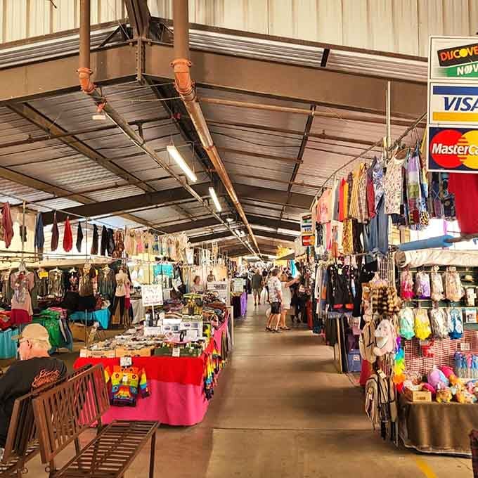 Inside these covered aisles, climate-controlled comfort meets endless variety&mdash;shopping without the Arizona sunburn.