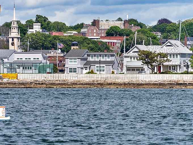 Newport's waterfront view proves that some places were simply born to be photographed and admired.