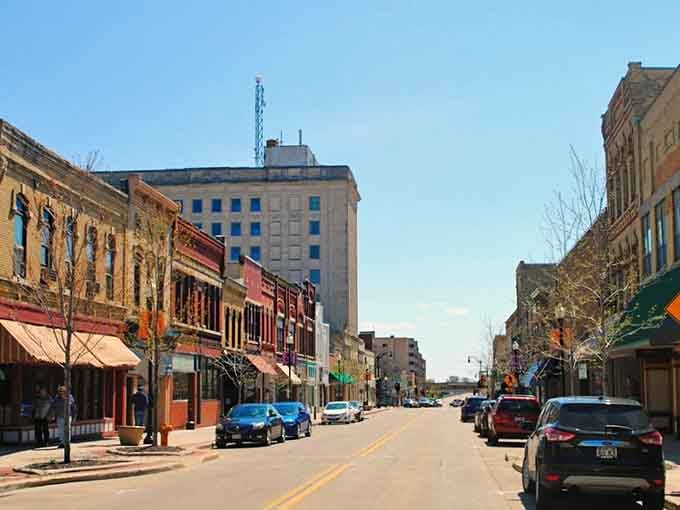 Oshkosh's downtown district features historic architecture where your dollar stretches further than your weekend plans.