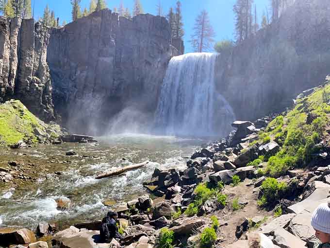 When the mist catches sunlight just right, you'll see why they named this beauty Rainbow Falls, pure magic.
