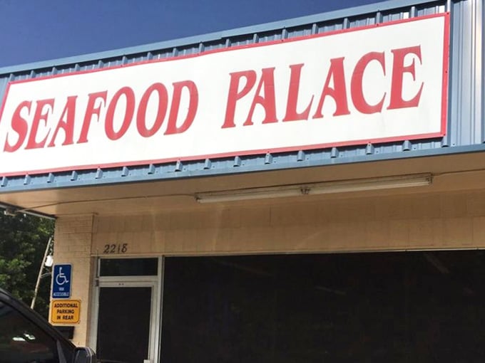 That sign promises royalty for your taste buds, and trust me, this place delivers on its noble claims.