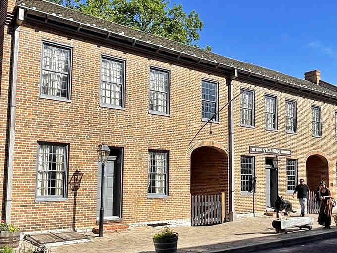 Handmade brick buildings line these quiet streets where history isn't just preserved&mdash;it's still being lived every single day.