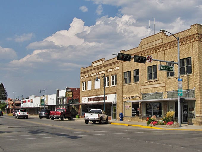 Classic Main Street architecture tells stories of simpler times when neighbors knew each other's middle names.