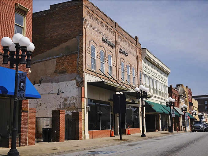 Historic storefronts stand proudly along Main Street, waiting for folks who appreciate architecture over Instagram filters.