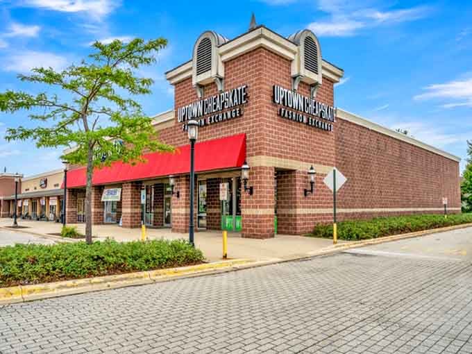 The brick exterior and red awning give this place a boutique vibe that makes thrifting feel downright sophisticated.