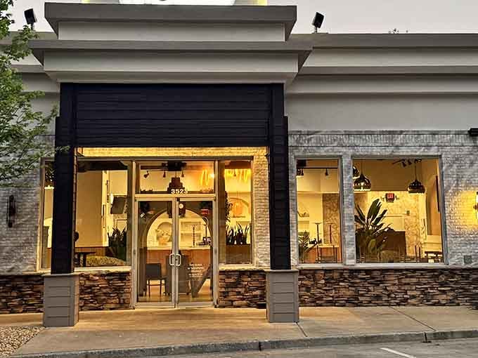 Whisk's modern storefront combines sleek design with cozy charm – like your stylish friend who still makes comfort food.