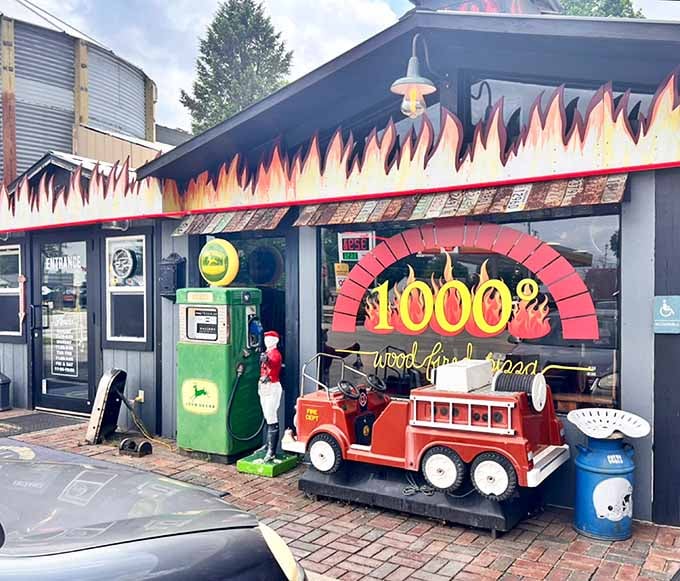 That wood-fired oven creates pizza poetry that would make even Shakespeare weep with joy.