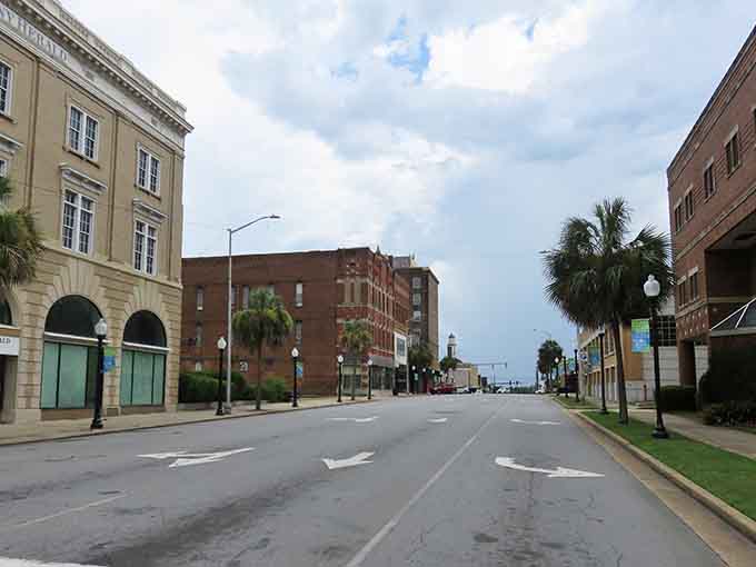 Wide open streets and historic buildings create a downtown where parking spots outnumber the stress in life.