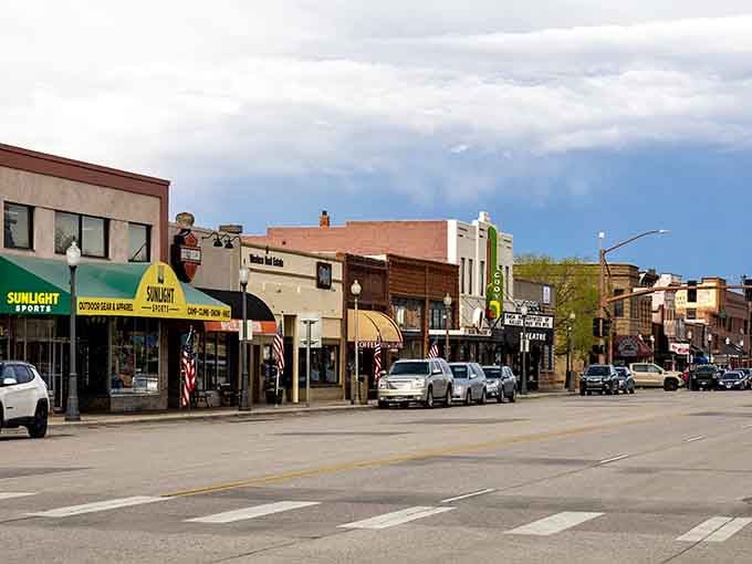 Storefronts in downtown Cody maintain their Western charm, inviting visitors to step back in time while shopping for treasures of the modern West.