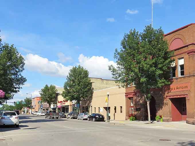 Tree-lined streets and local shops create Crookston's charm, where your dollar stretches further than the Red River.