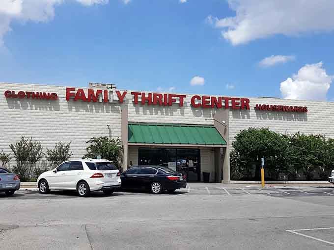 Under those puffy clouds sits a warehouse of wonders where housewares meet happy shoppers every single day.