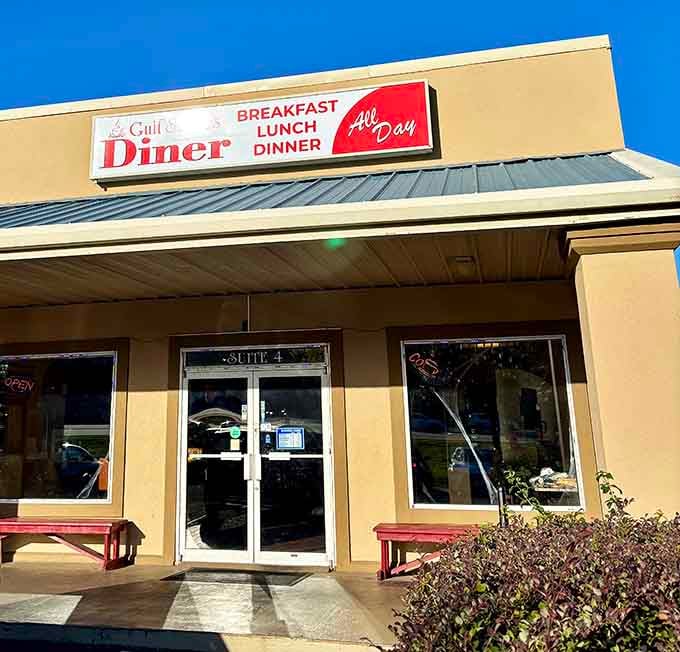 When the sign promises breakfast all day, you know they understand what really matters in life.