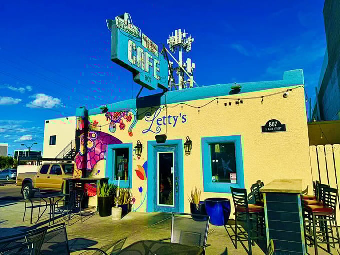 Under the bright blue desert sky, Letty's stands out like a delicious mirage of Mexican cuisine.