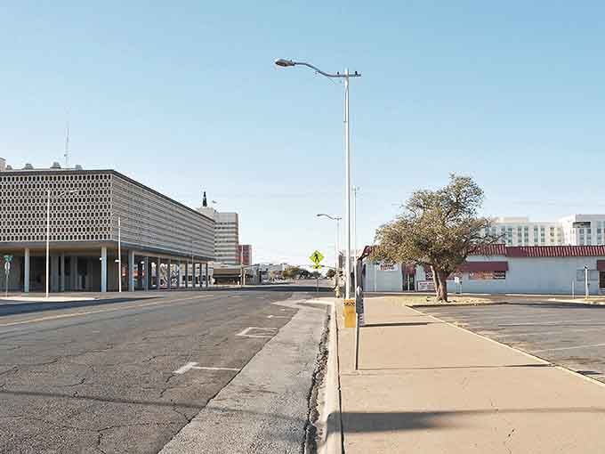 Empty streets and blue skies define Odessa's unhurried pace. Where traffic jams are rare and living costs are even rarer.