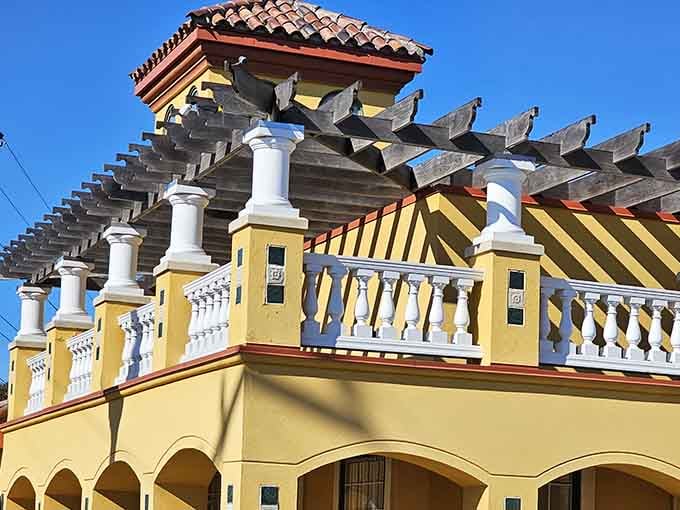 The rooftop terrace and Spanish-inspired design make Pizza John's unmistakable. Who knew pizza paradise could look like a postcard from Barcelona?