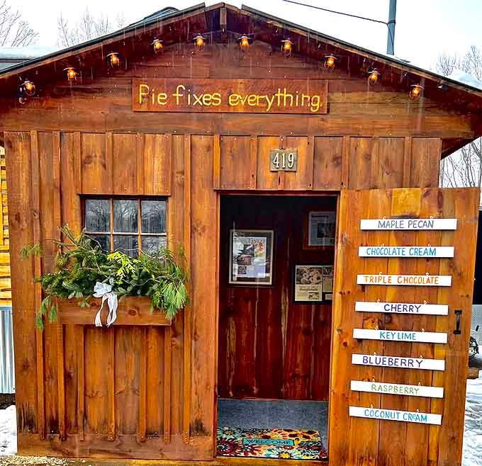 Winter, spring, summer or fall&mdash;Poorhouse Pies' wooden menu board showcases seasonal flavors that would make even Marie Callender jealous.