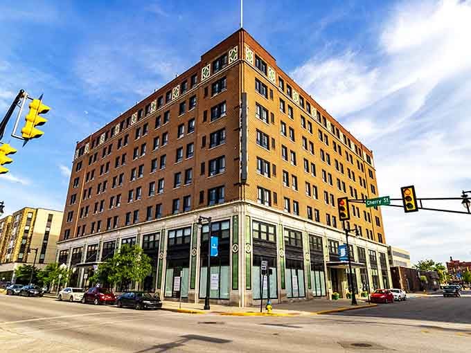 Historic brick architecture meets modern street life where the Wabash Valley's character shines through every window.