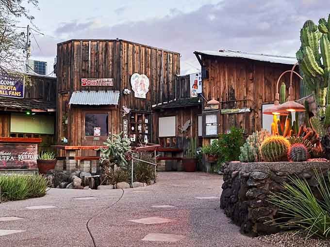This rustic roadhouse looks like it stepped out of an old Western, but serves chicken worth any journey.