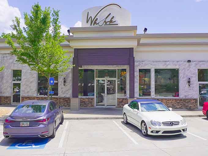 Clean lines and stone accents give Whisk a contemporary feel, promising breakfast that's both familiar and fresh.