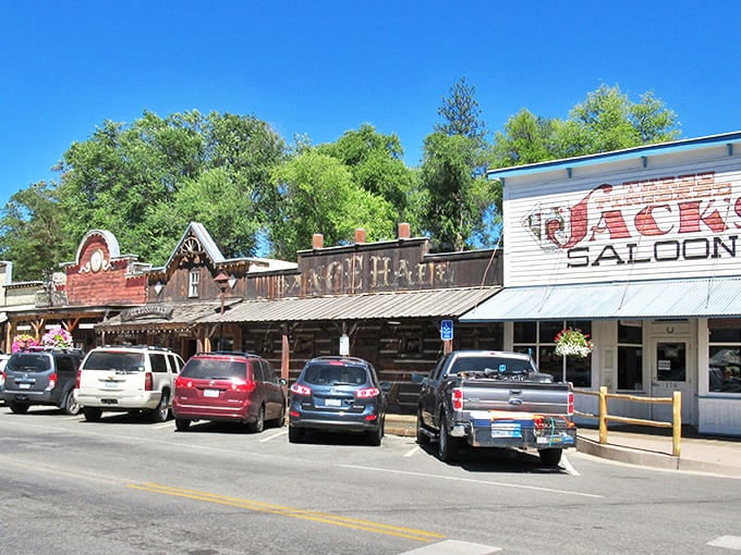Time travel is possible in Winthrop. These wooden boardwalks and false-front buildings make you want to don a cowboy hat and spurs.