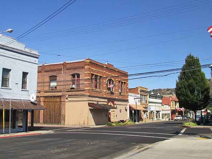 Morning light hits these old facades just right, revealing architectural details that modern construction forgot how to make.