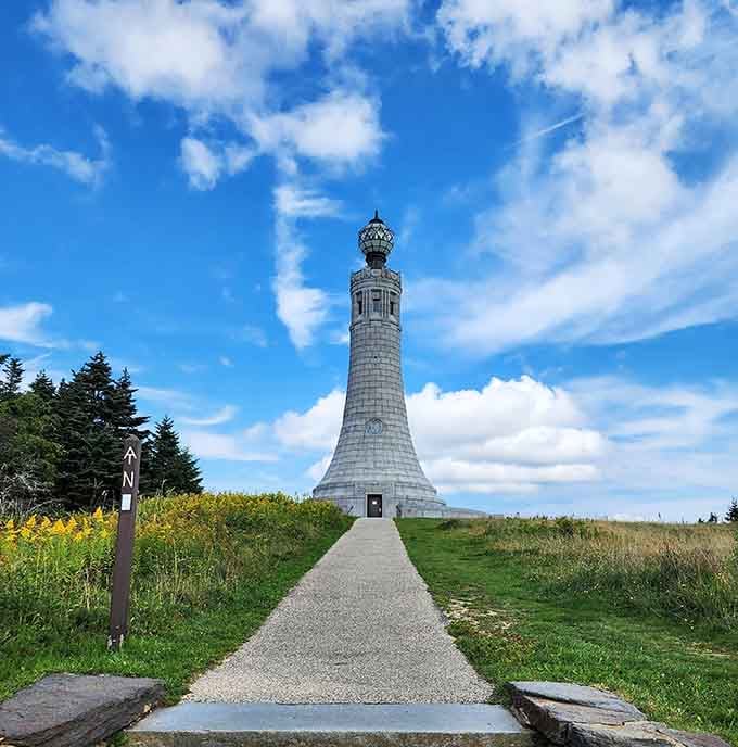 That lighthouse on a mountaintop makes perfect sense once you realize Massachusetts doesn't follow conventional rules.