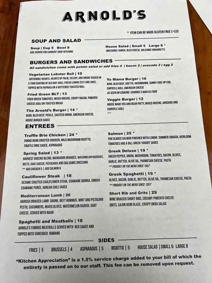 This menu proves you can honor tradition while embracing creativity, from classic burgers to Mediterranean lamb.