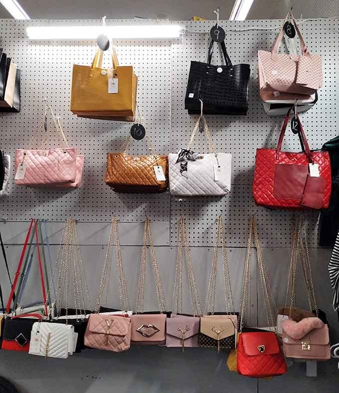 Handbag heaven for the fashion-forward bargain hunter. More colors than a rainbow convention, at prices that won't make your wallet weep.