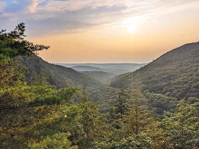 When the sunset hits these Berkshire hills just right, you remember why people write poetry about mountains.