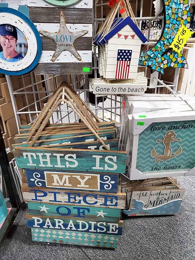 Nothing says "Florida life" quite like these coastal signs. Perfect for that empty wall space that's been begging for a touch of beachy wisdom.