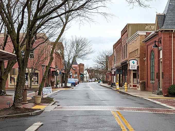 This is what happens when a town refuses to let chain stores ruin the view.