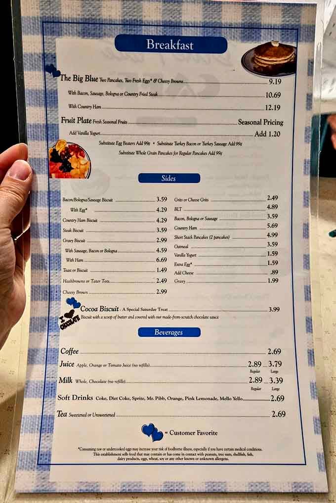 This menu is proof that sometimes the best things in life are simple, delicious, and reasonably priced.