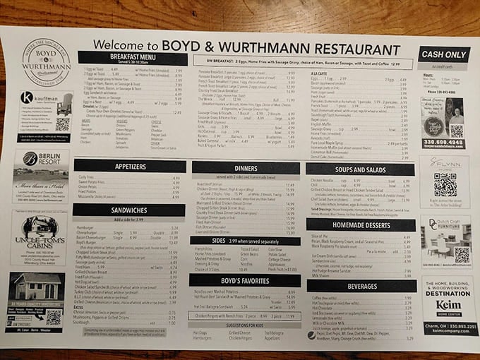 When a menu proudly declares "Cash Only," you know they're too busy making great food to worry about trends.