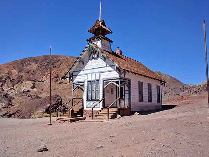 The old schoolhouse proves pioneer kids were tougher than any of us will ever be.
