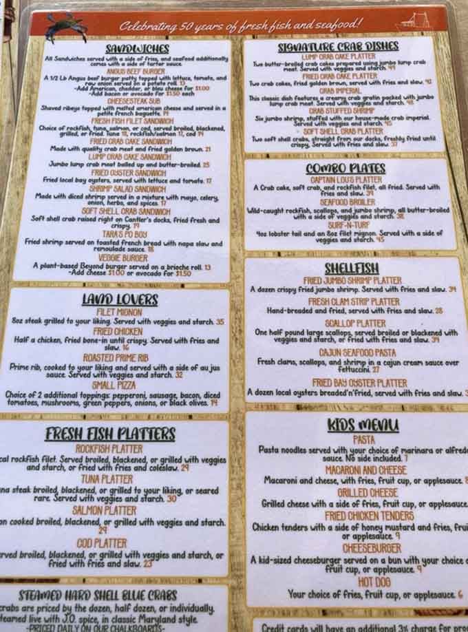 When a menu celebrates fifty years of fresh seafood, you know they're doing something gloriously right.