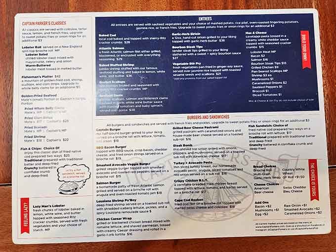 When a menu includes both award-winning chowder and prime rib, you know tough decisions lie ahead.