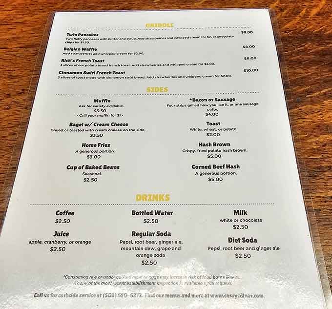 When your entire menu fits on one page and everything sounds perfect, you know someone's doing something very right here.