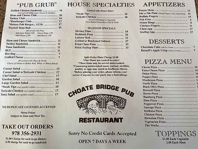 When a menu proudly declares "Our Meats are cooked to order," you know someone in that kitchen takes pride.