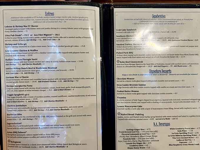 This menu proves you can have both substance and soul, with dishes that go way beyond typical bar food.